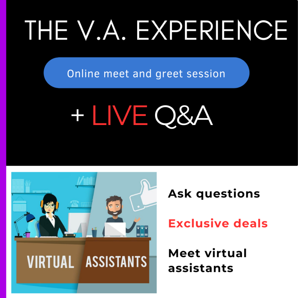 VA Experience Event | Virtual Assistant Training Centre - Resources ...